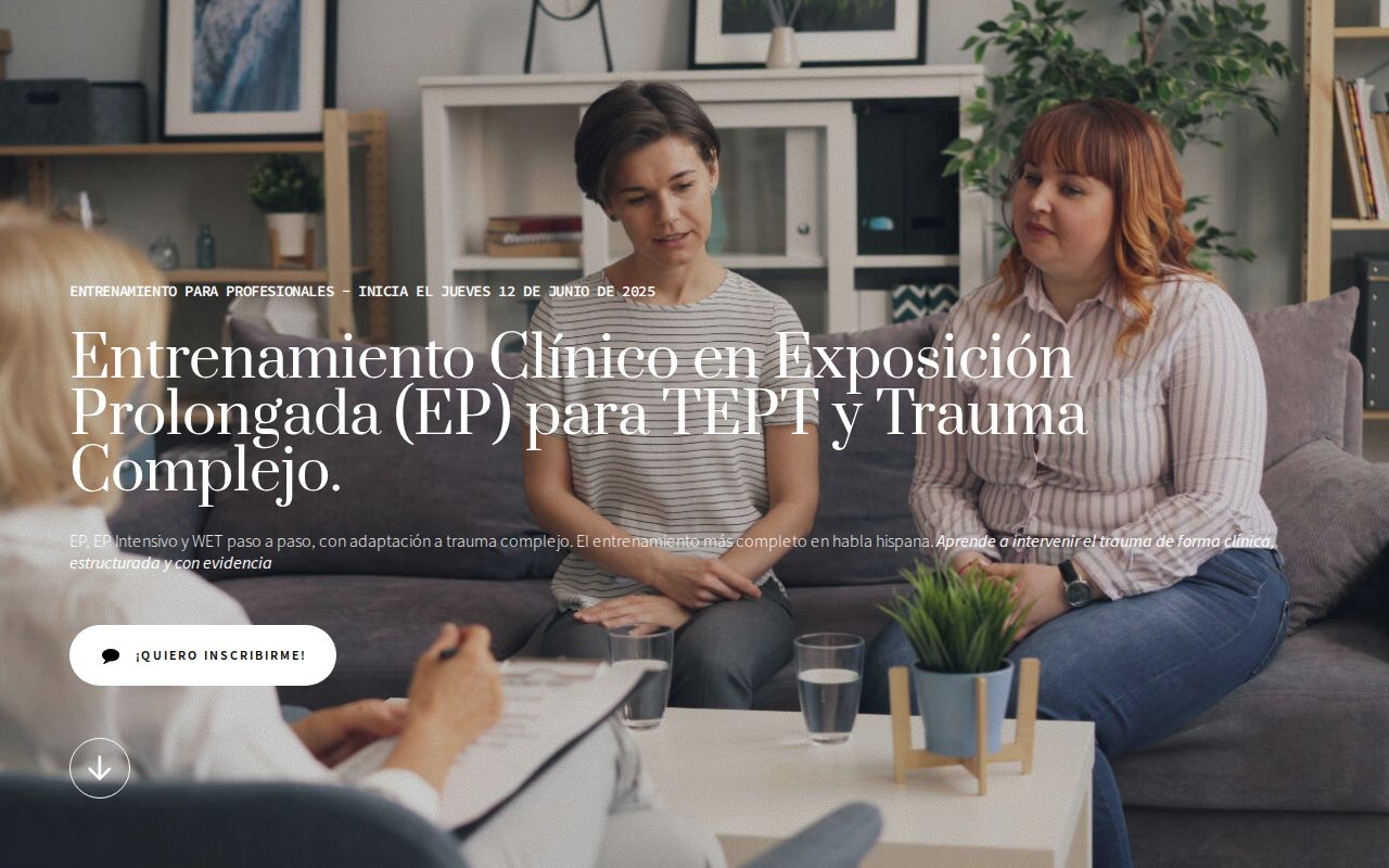 Entrenamiento en Exposición para TEPT y Trauma Complejo